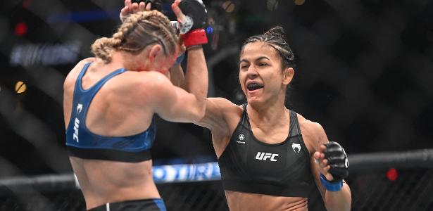 Brasileira domina veterana e emplaca a 4ª vitória seguida no UFC