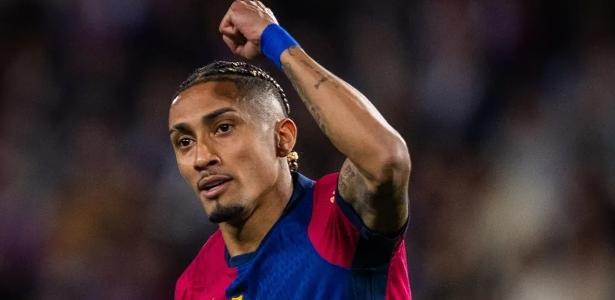 história de vida do Raphinha, Barcelona