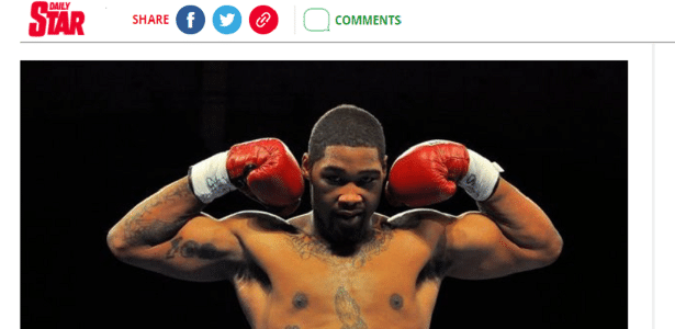 Ex-boxeador é morto a tiros na frente da namorada e de 3 crianças