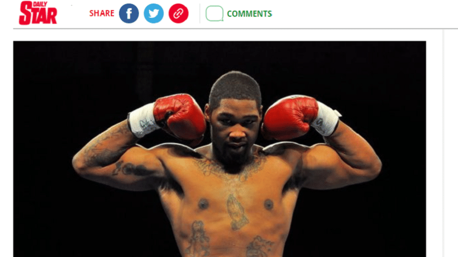 Ex-boxeador é morto a tiros na frente da namorada e de 3 crianças