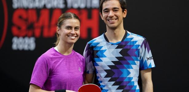 Calderano celebra 'momento histórico' e campanha da namorada Bruna