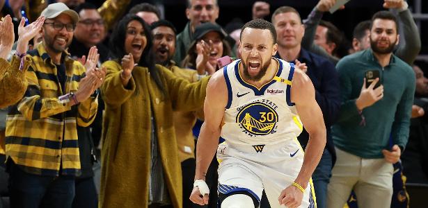 Com Gui Santos discreto, Warriors garante playoffs graças a astros