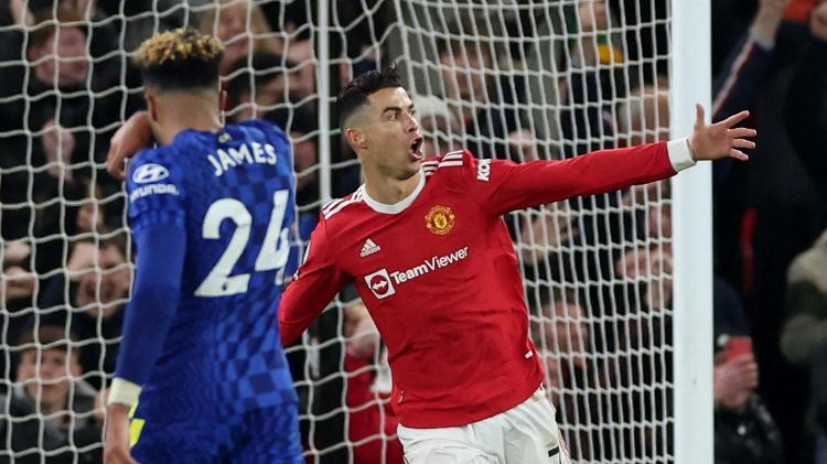 Cristiano Ronaldo salva, e United busca empate com Chelsea no Inglês ...