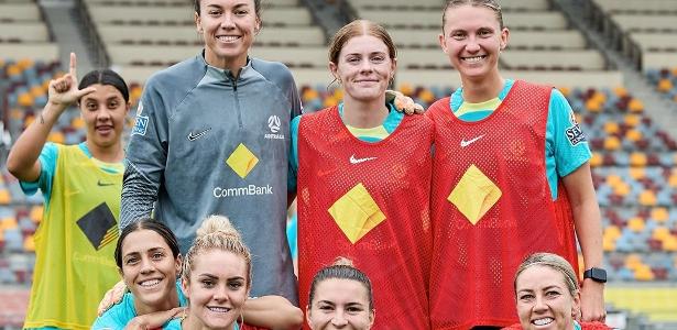 Copa Feminina: Ouro olímpico, Cathy Freeman visita seleção australiana