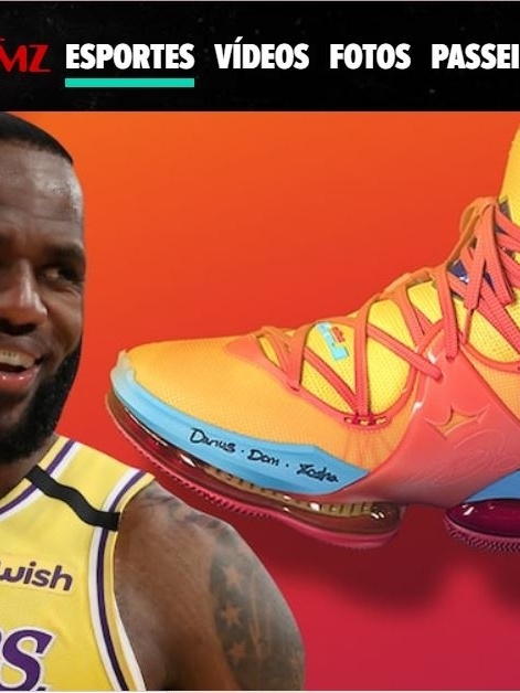 Desenho De Sapato Lebron James