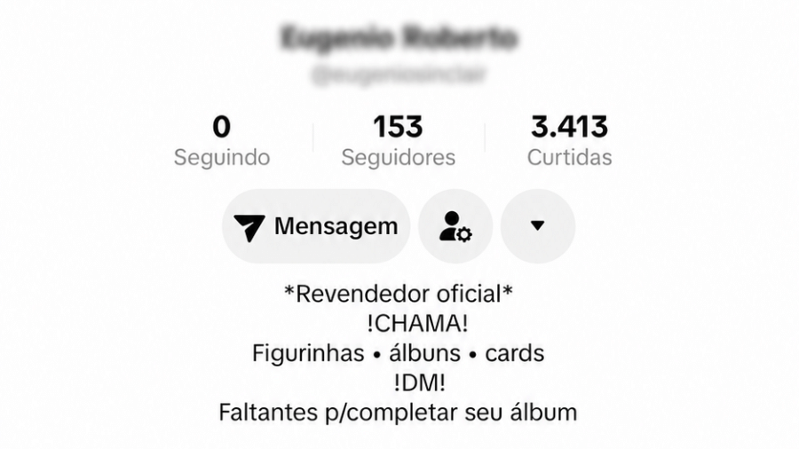 'Ele respondeu tudo': perfil falso dá golpe em comprador de figurinhas