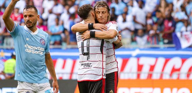David Luiz faz 1º gol pelo Fla após 2 anos e não comemora