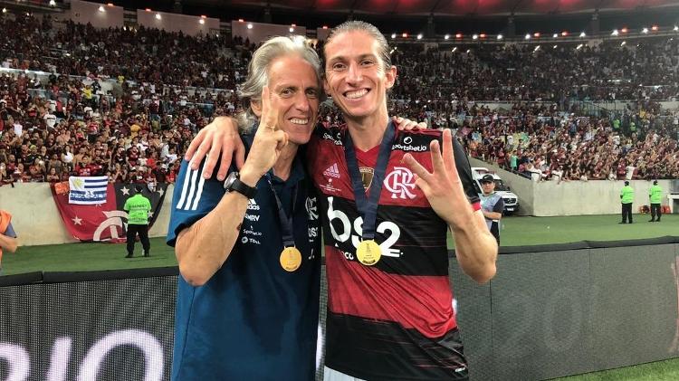 Flamengo: Filipe Luís se aproxima de marca histórica de Jesus