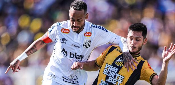 Neymar frustra os corações santistas