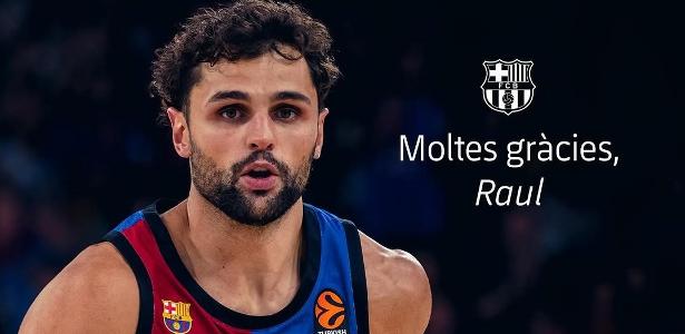 Após 39 dias de contrato, Barcelona anuncia saída de Raulzinho