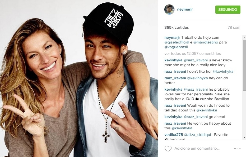 As modelos que já foram fotografadas com Neymar - Fotos - UOL Esporte