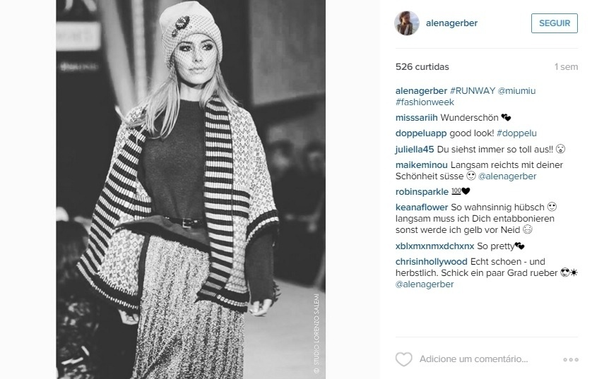 Fotos: Alena Gerber, modelo e apresentadora de TV na Alemanha - 28/10 ...