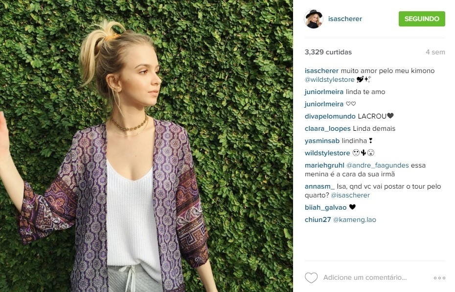 Fotos: Isabella Scherer, filha do ex-nadador Fernando Scherer - 12/01 ...