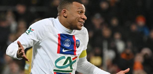 PSG: Mbappé faz cinco gols e time avança na Copa da França
