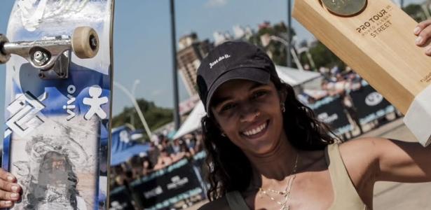 Rayssa domina desde a primeira volta e vence a etapa de Porto Alegre