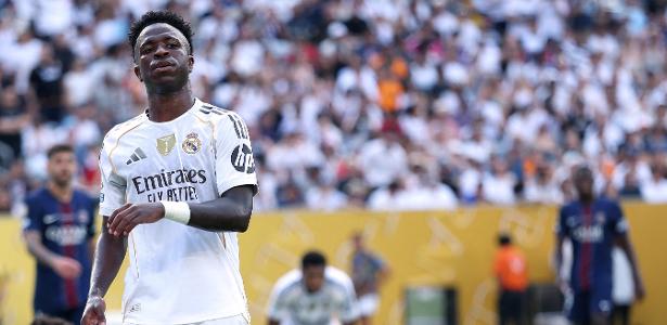 Vini Jr é elogiado por desempenho na pré-temporada no Real Madrid