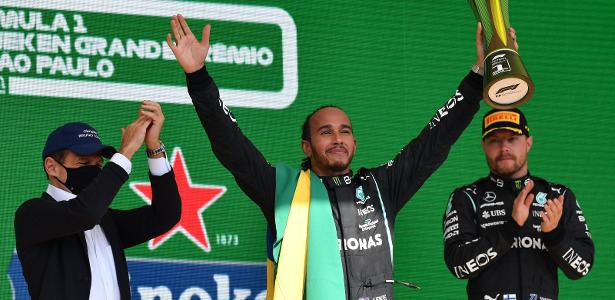 Hamilton viveu realidade diferente no Brasil. E o resultado se viu na ...