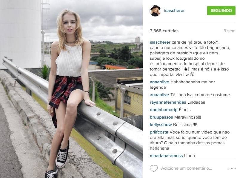 Fotos: Isabella Scherer, filha do ex-nadador Fernando Scherer - 12/01 ...