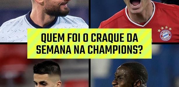 Quem foi o craque da semana na Liga dos Campeões? - 25/02/2021 - UOL ...