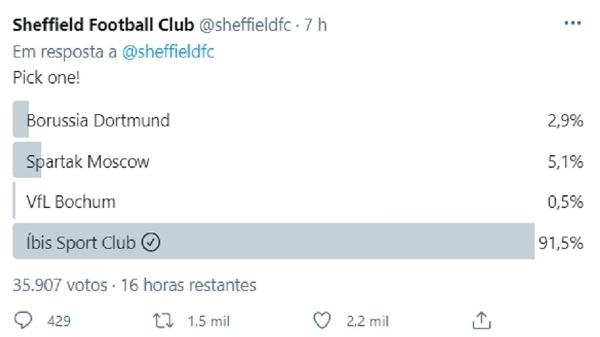 Íbis pode jogar contra time inglês; entenda o rolê aleatório