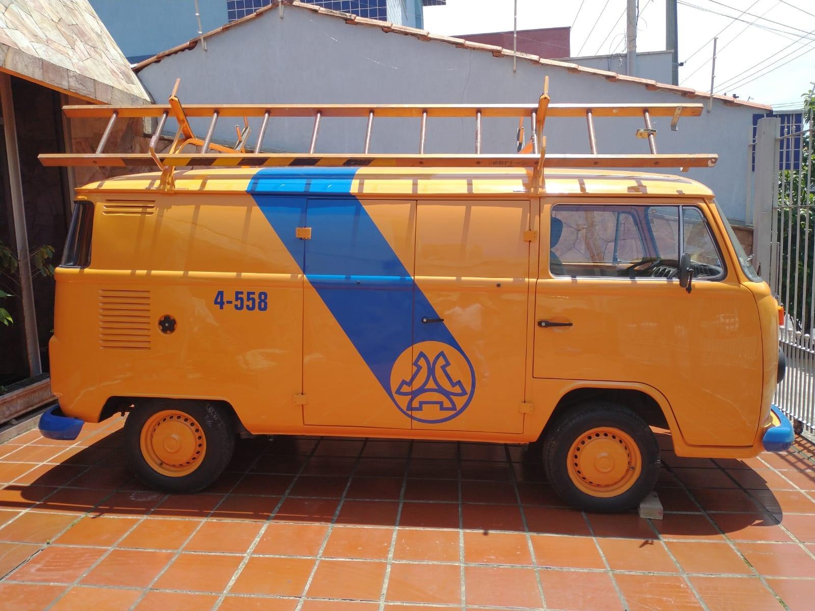 Kombi original da Telesp é ressuscitada após 36 anos e mantém até ...