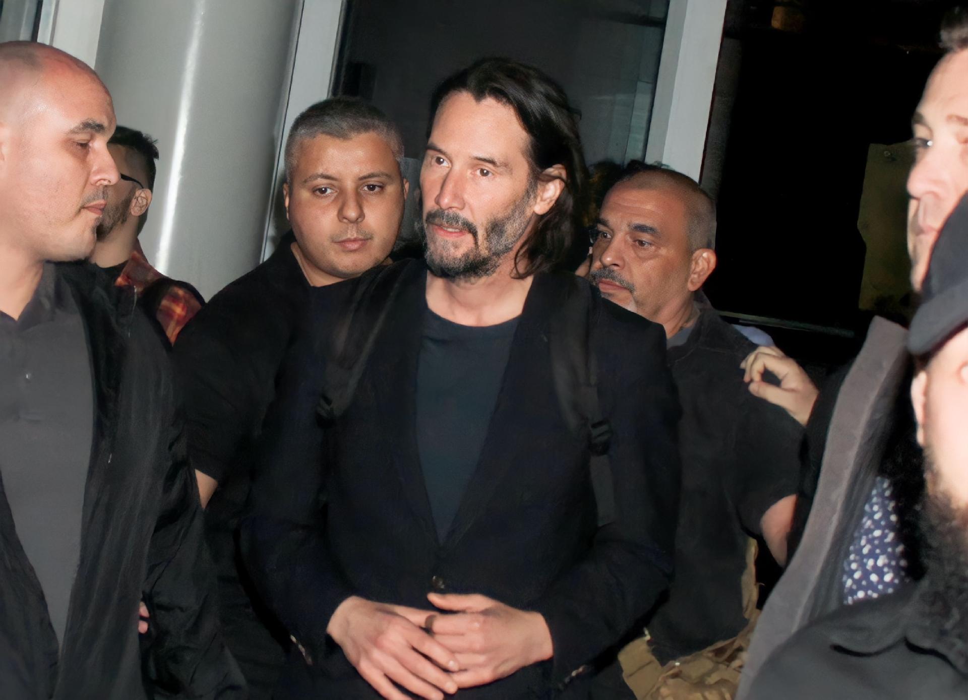 CCXP22: Keanu Reeves deixa o Brasil com forte esquema de segurança