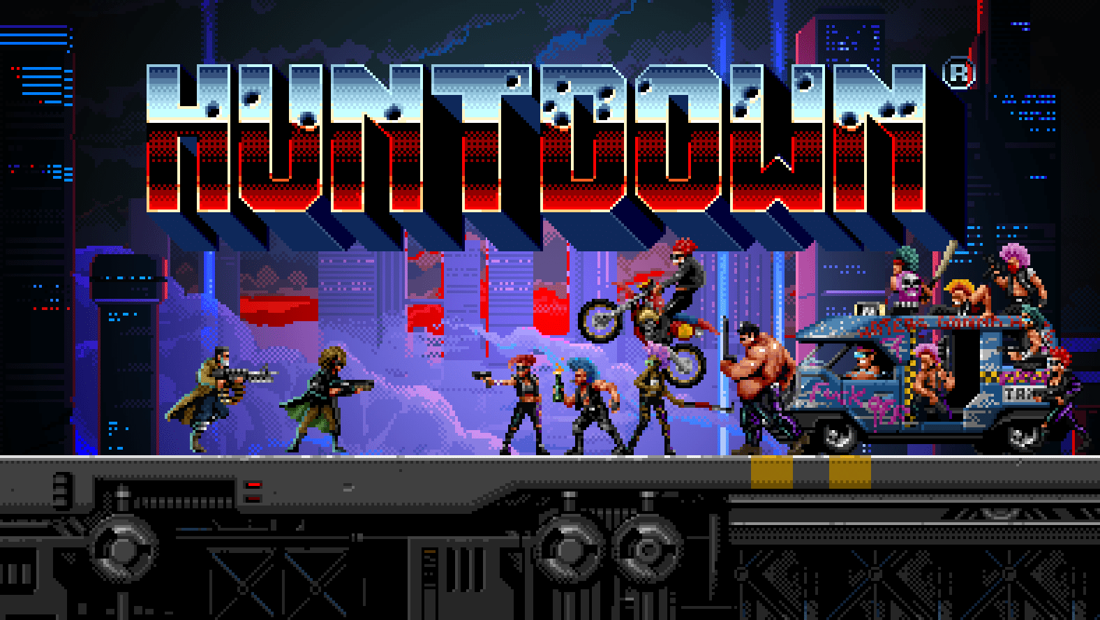 Huntdown: um caldeirão explosivo de pixel art que transborda os anos 80 - 06/06/2020 - UOL Start