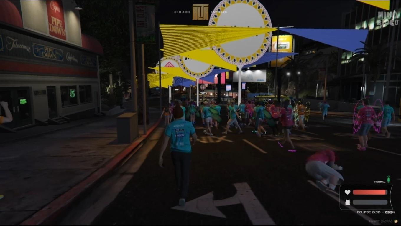 Carnaval no GTA: Como foi participar da folia dentro de um game