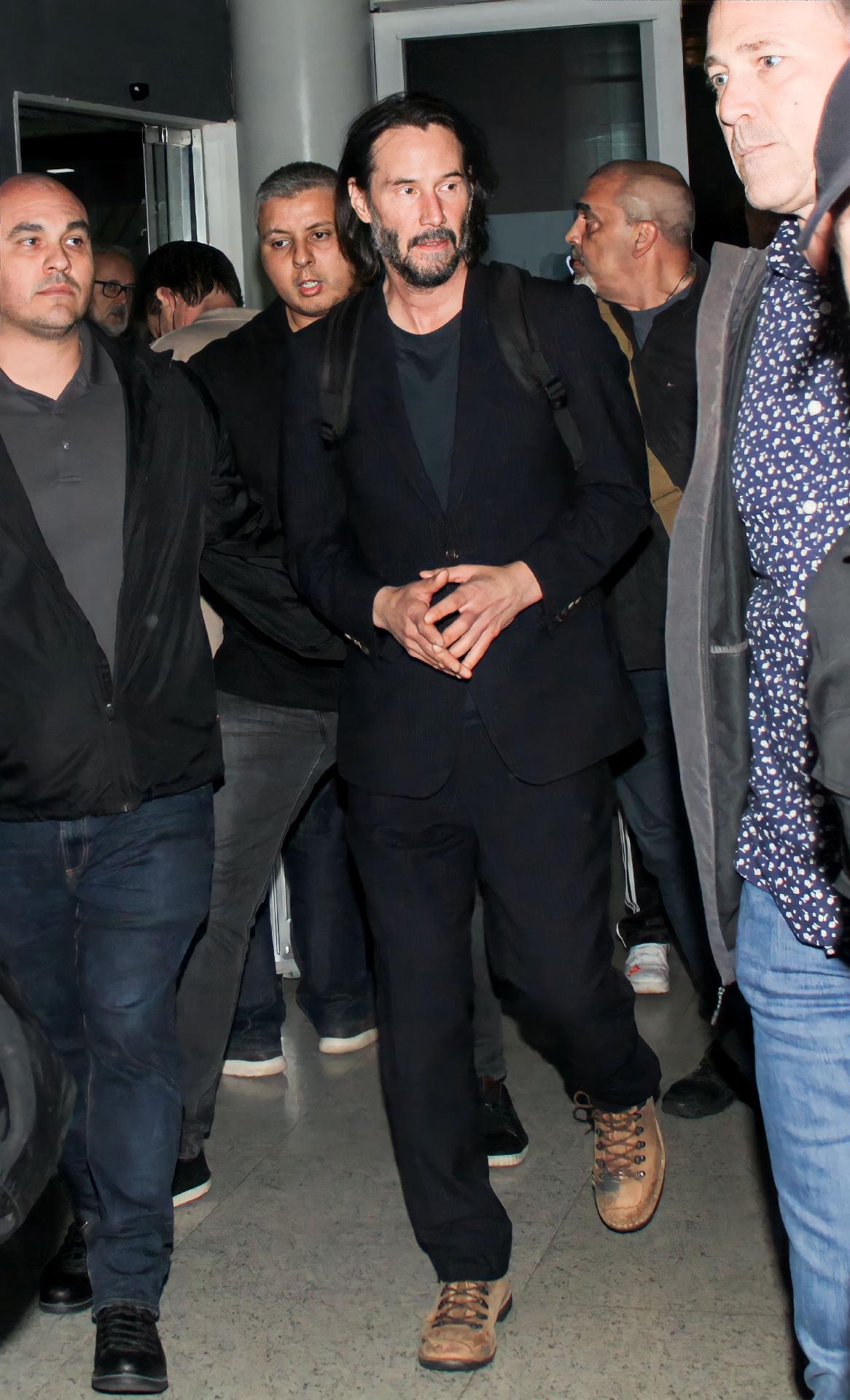 CCXP22: Keanu Reeves deixa o Brasil com forte esquema de segurança