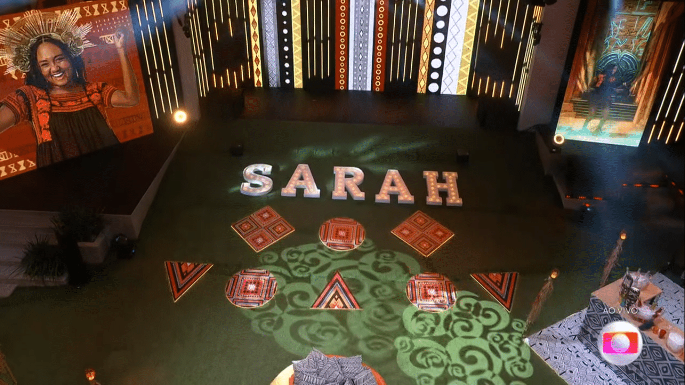 BBB 23: Começa a Festa da Líder Sarah Aline, com tema Realeza Africana