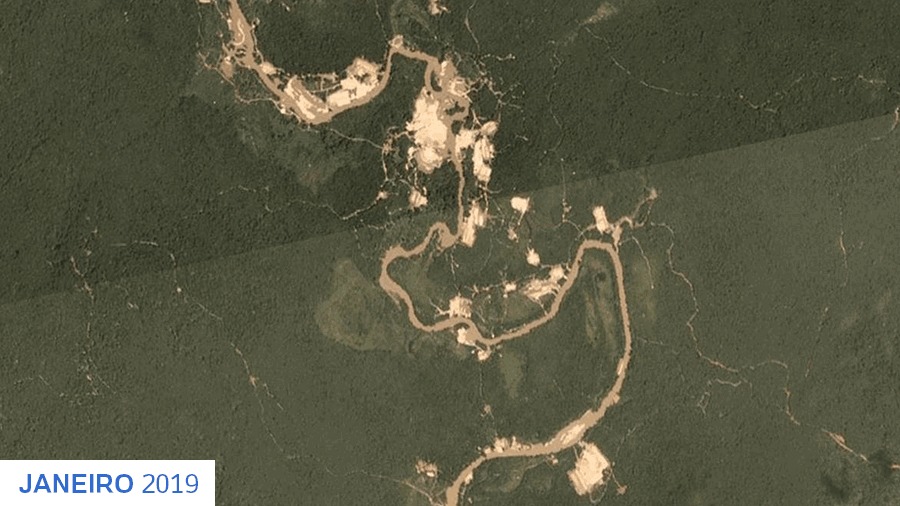 Imagens mostram avanço do garimpo ilegal na Amazônia em 2019 - 25/07 ...