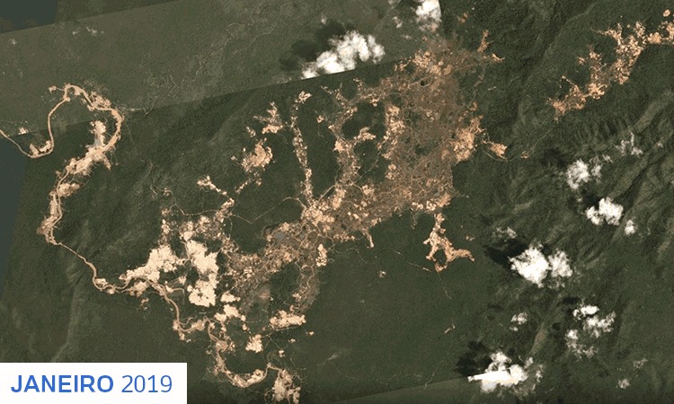 Imagens mostram avanço do garimpo ilegal na Amazônia em 2019 - 25/07 ...