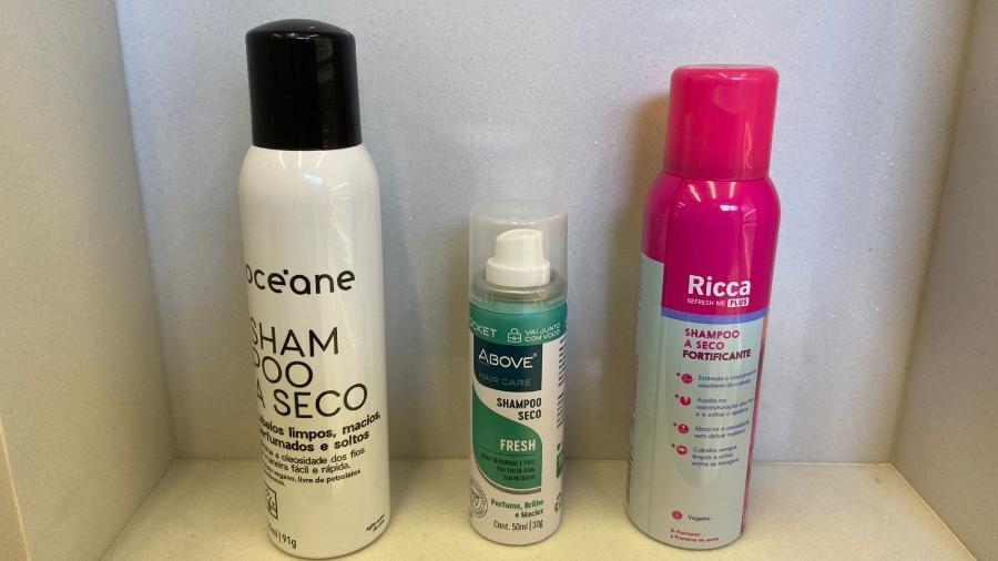 Océane, Ricca ou Above? Veja qual xampu a seco é melhor