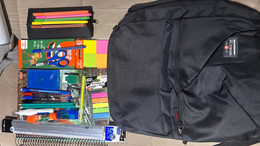 Material escolar infantil: kit com mais de 40 itens está por R$ 85