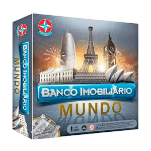 Jogo Banco Imobiliário Mundo faz sucesso e está com 30% de desconto