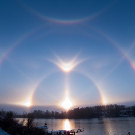 Arco-íris ao redor do Sol? Saiba o que é um halo solar e como ele ...