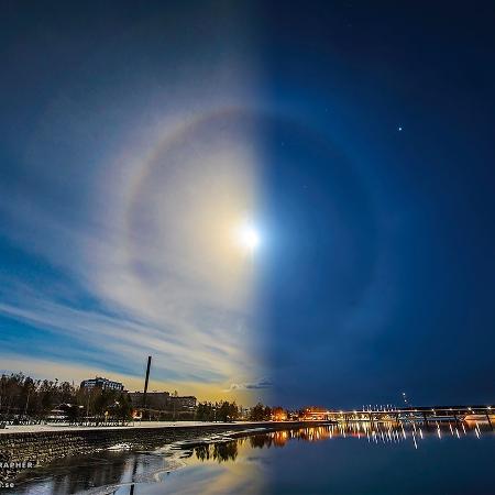 Arco-íris ao redor do Sol? Saiba o que é um halo solar e como ele ...