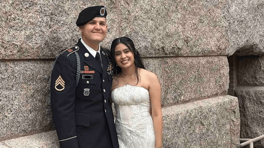 Soldado dos EUA tenta impedir deportação da esposa detida pelo ICE