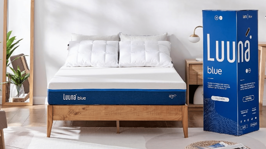 Colchão de casal em promoção: modelo Luuna Blue faz sucesso de vendas