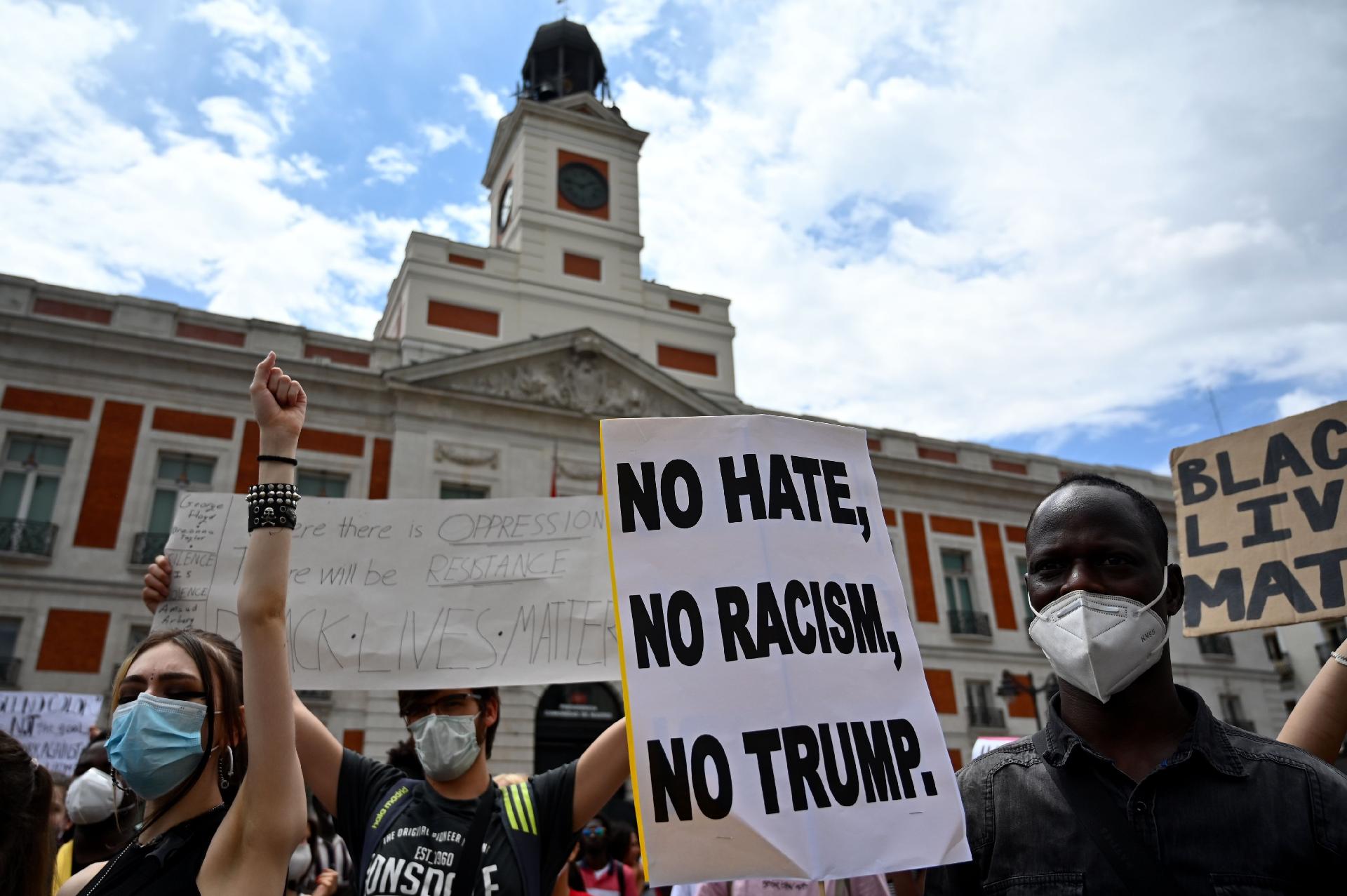 Fotos: Mundo tem novo dia de protestos contra o racismo; veja imagens ...