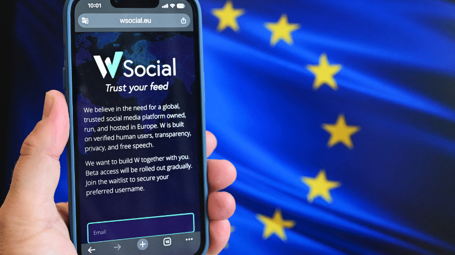 Concorrente europeia do X, rede social W lança sua versão pública