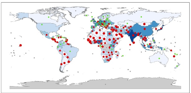 Estudo da USP cria mapa mundial da poluição do ar - 09/09/2013 - UOL ...