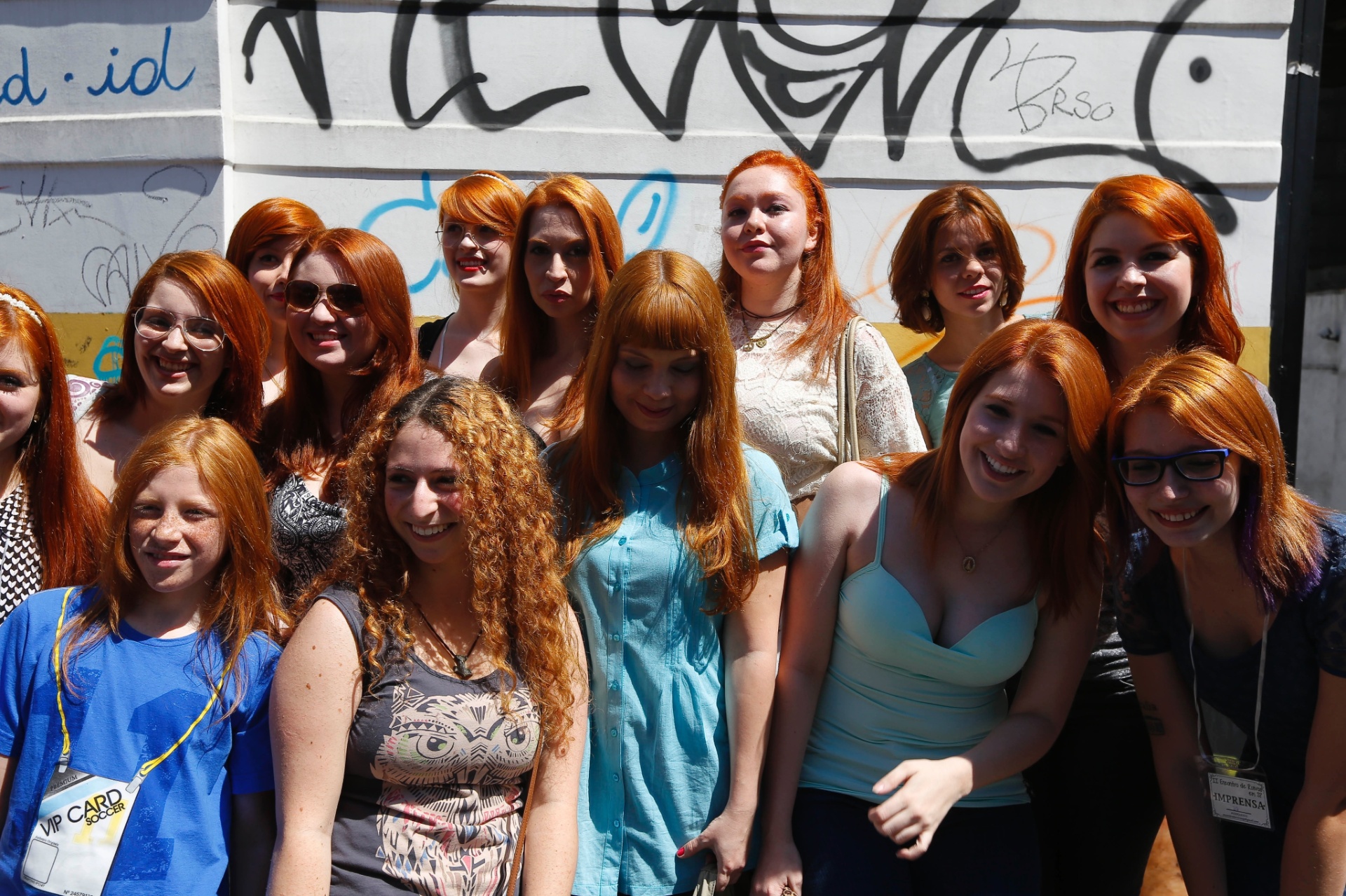 Fotos: Ruivas se encontram no centro de São Paulo - 08/09/2013 - UOL ...