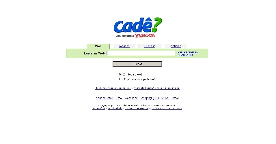 Nos 15 anos do Google, relembre como eram as buscas na internet antes ...
