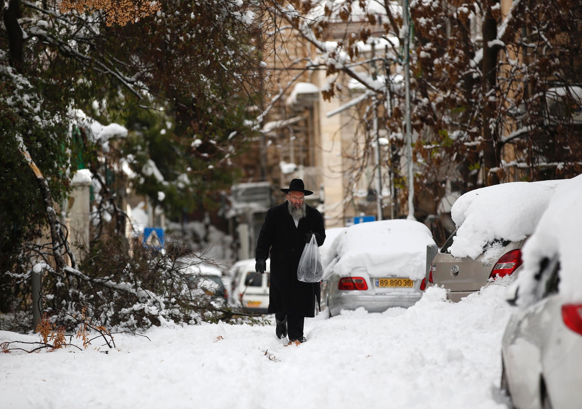 Fotos: Jerusalém registra tempestade de neve histórica - 13/12/2013 ...