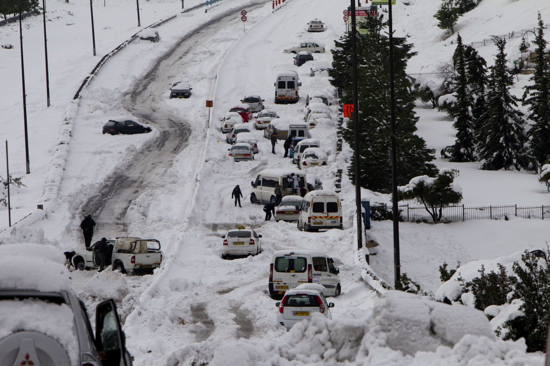 Fotos: Jerusalém registra tempestade de neve histórica - 13/12/2013 ...