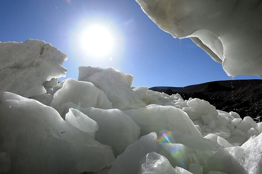 Fotos: Geleira no Tibete encolhe sob efeitos do aquecimento global - 28 ...