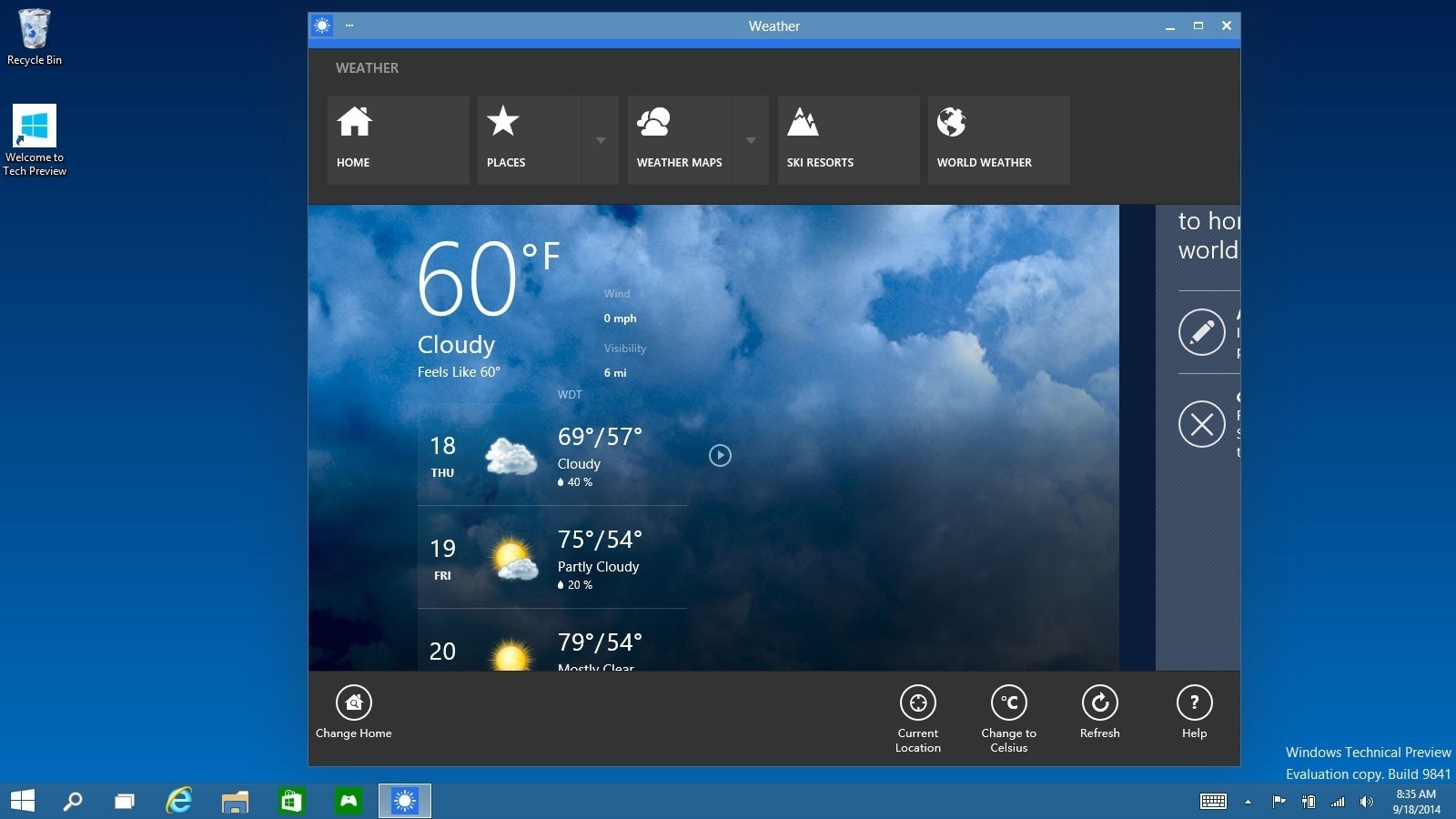 Fotos: Veja telas do sistema operacional Windows 10 - 30/09/2014 - UOL ...