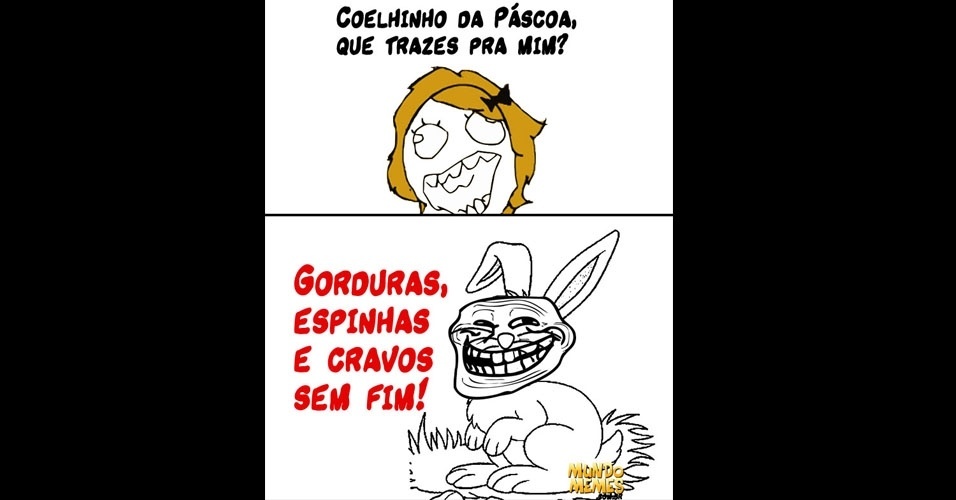 Fotos: Nas redes sociais, coelho comemora Páscoa com memes; veja - 03 ...