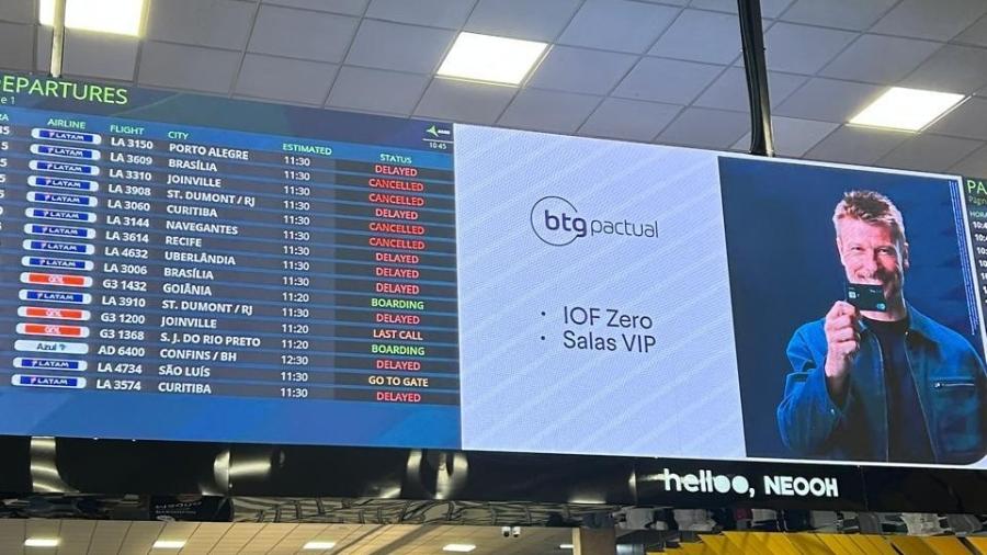 Aeroportos de SP têm voos cancelados e atrasados um dia após pane
